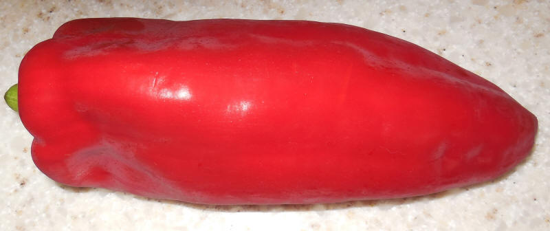 Pepper, Sweet Long Red - Ingredients Descriptions and Photos